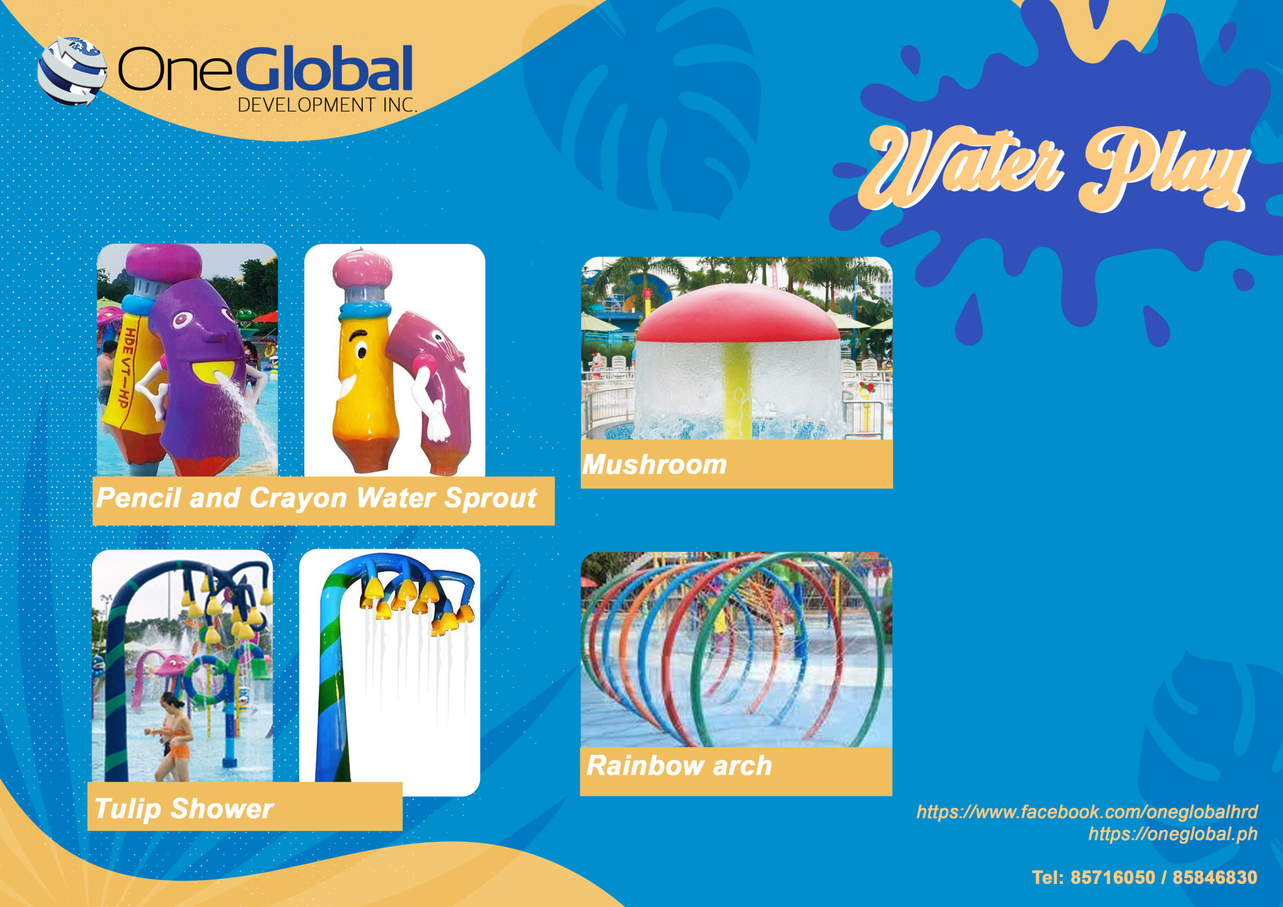 LIMITED WATERPLAY EQUIPMENT!